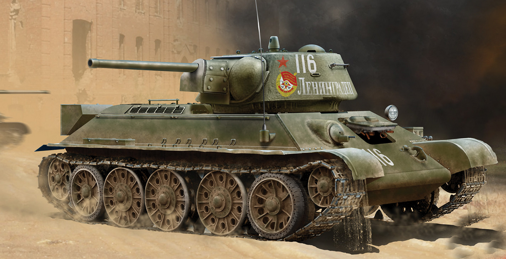 IL conserva son armement avec son canon F-34 jusqu'en 1943, Mais les allemands ont réagi avec l ...